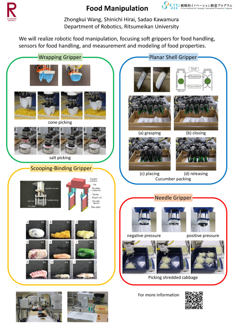Food Manipulation | Ritsumeikan Robotics Research Center Food Manipulation | Ritsumeikan Robotics Research Center